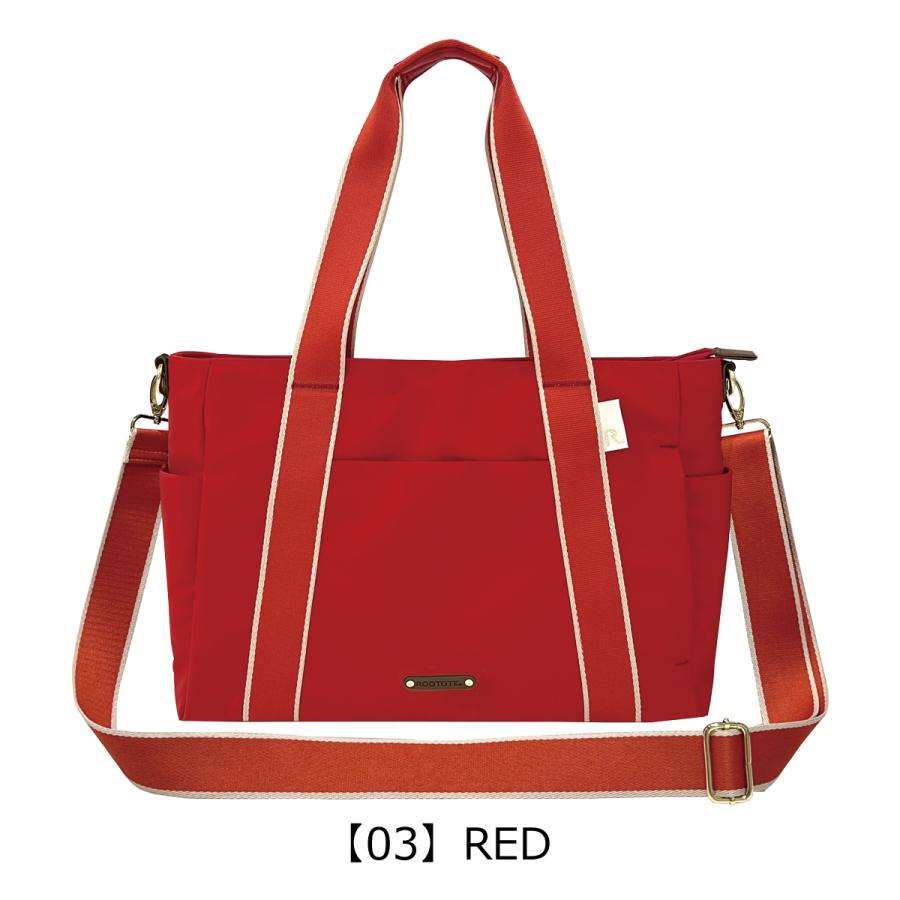 ルートート トートバッグ 横型 レディース 1478 ROOTOTE | 撥水 2WAY ショルダーバッグ LT A4 7pocketsーTAPE-A :root-1478:サックスバー ...