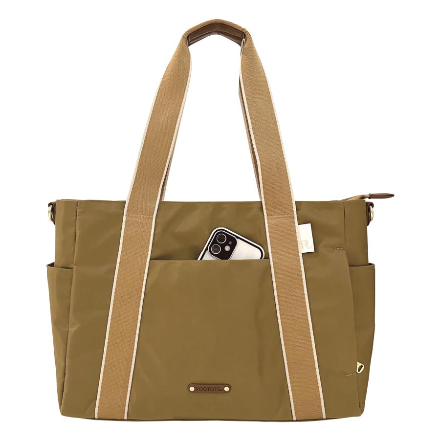 ルートート トートバッグ 横型 レディース 1478 ROOTOTE | 撥水 2WAY ショルダーバッグ LT A4 7pocketsーTAPE-A :root-1478:サックスバー ...