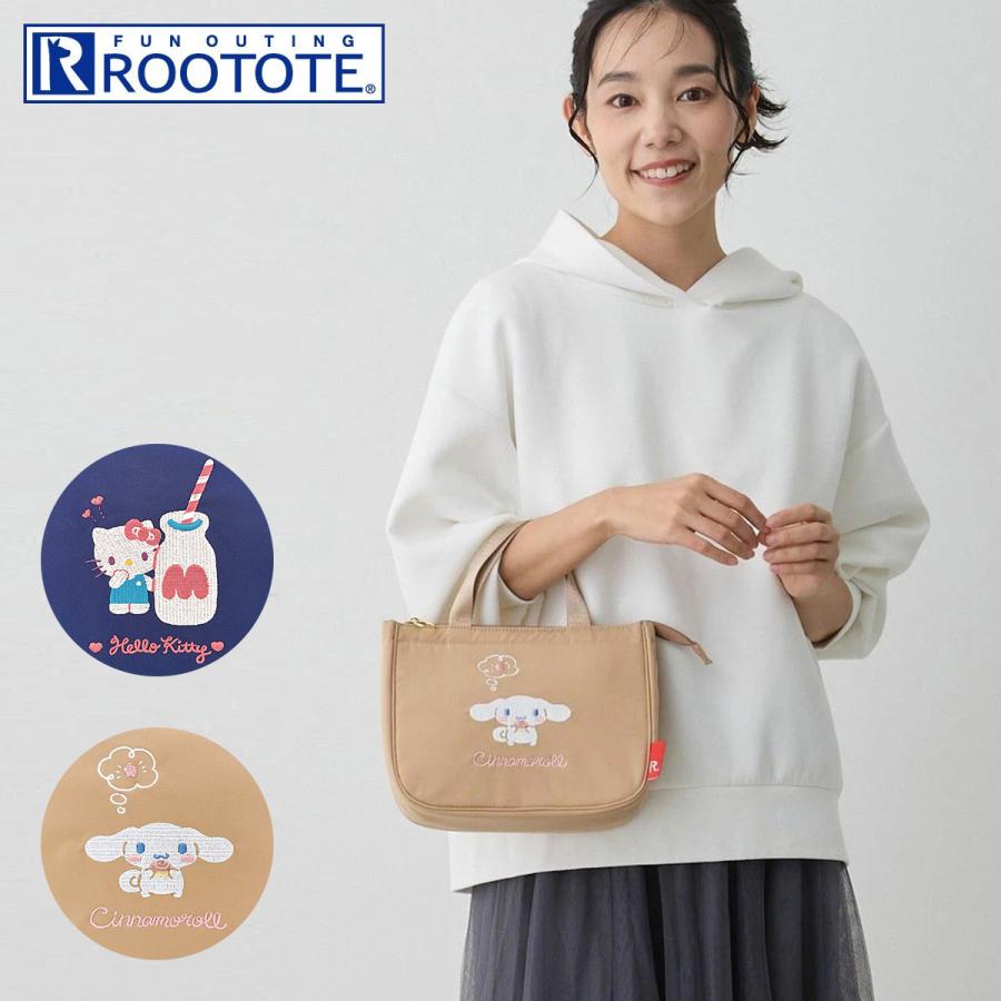 ROOTOTE ハローキティ シナモロール ルートート トートバッグ 洗濯可 保温 保冷 サーモキーパー レディース 8485 IP.TKデリ.サンリオキャラクターズ-D : サックスバー ...