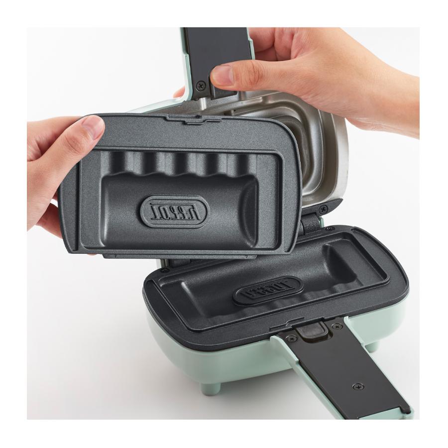 Toffy トフィー ホットサンドメーカー プレート交換式 K-HS5 ハーフホットサンドメーカー シングル 小さめ 食パン 1枚 サンドイッチ ワッフル 1年保証 : サックスバーYahoo ...