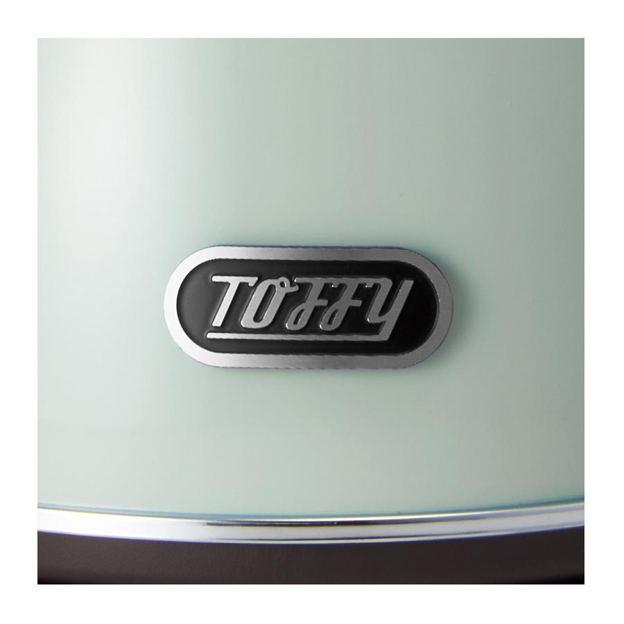 Toffy トフィー 電気ケトル 0.8L K-KT4 エレクトリックケトル 800ml 電気ポット コンパクト 一人暮らし キッチン家電 調理器具 シンプル レトロ 1年保証 : サックス ...