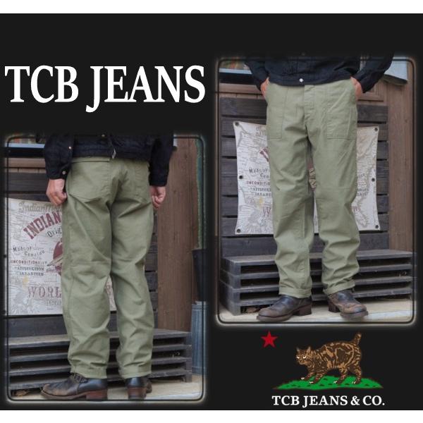 TCBジーンズ「50's BAKER PT OLIVE」ベイカーパンツ : SADDLEMEN - 通販 - Yahoo!ショッピング