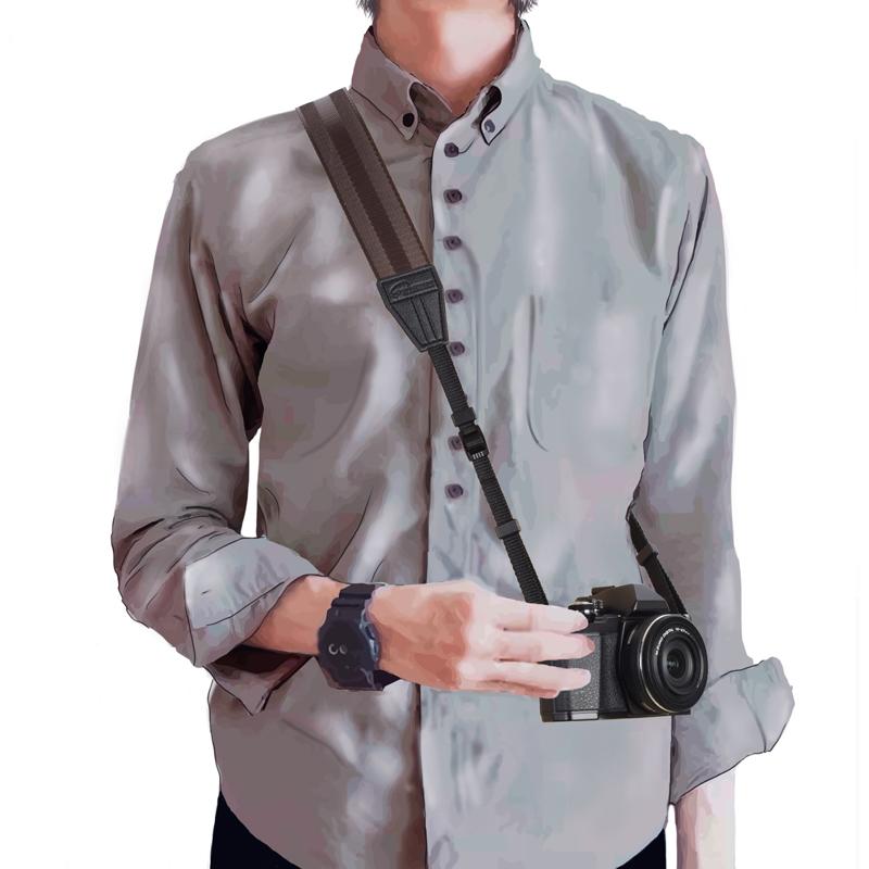 ETSUMI 【ネコポス便配送】エツミ 一眼レフカメラ用ストラップ GLIDE〜グライド〜 ブラウン VE-2515 : サエダオンラインショップ - 通販 - Yahoo!ショッピング