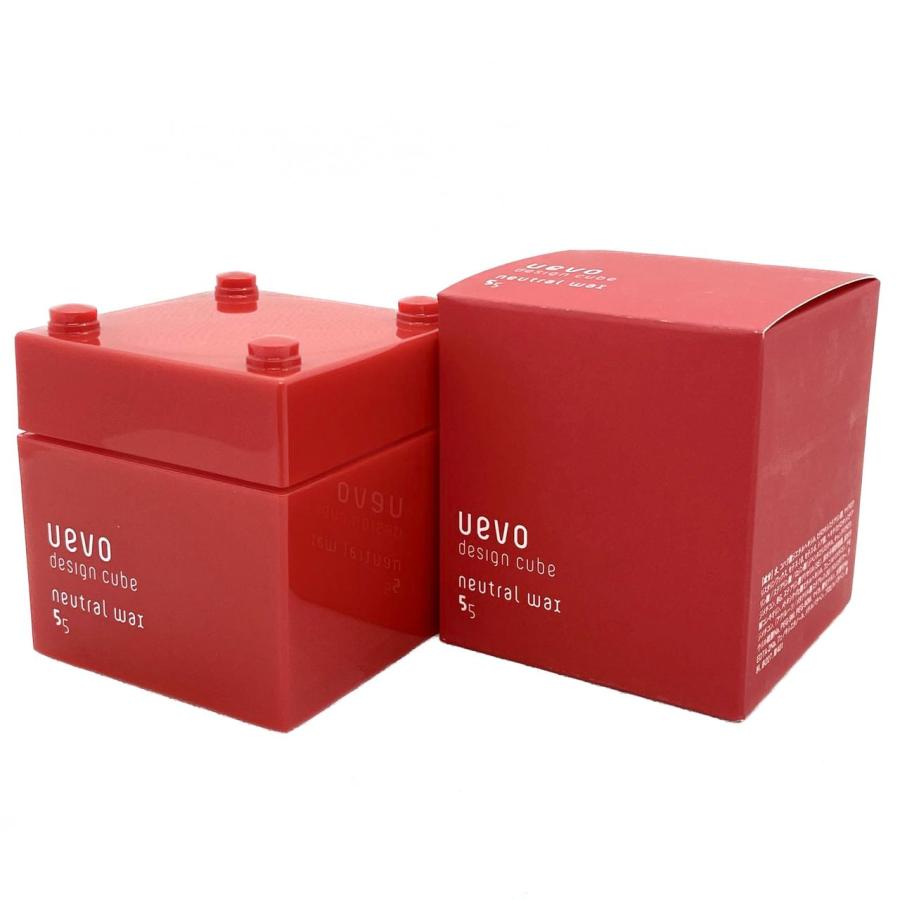 ウェーボ DEMI デミ UEVO design cube デザインキューブ neutral wax ニュートラルワックス 80g ...
