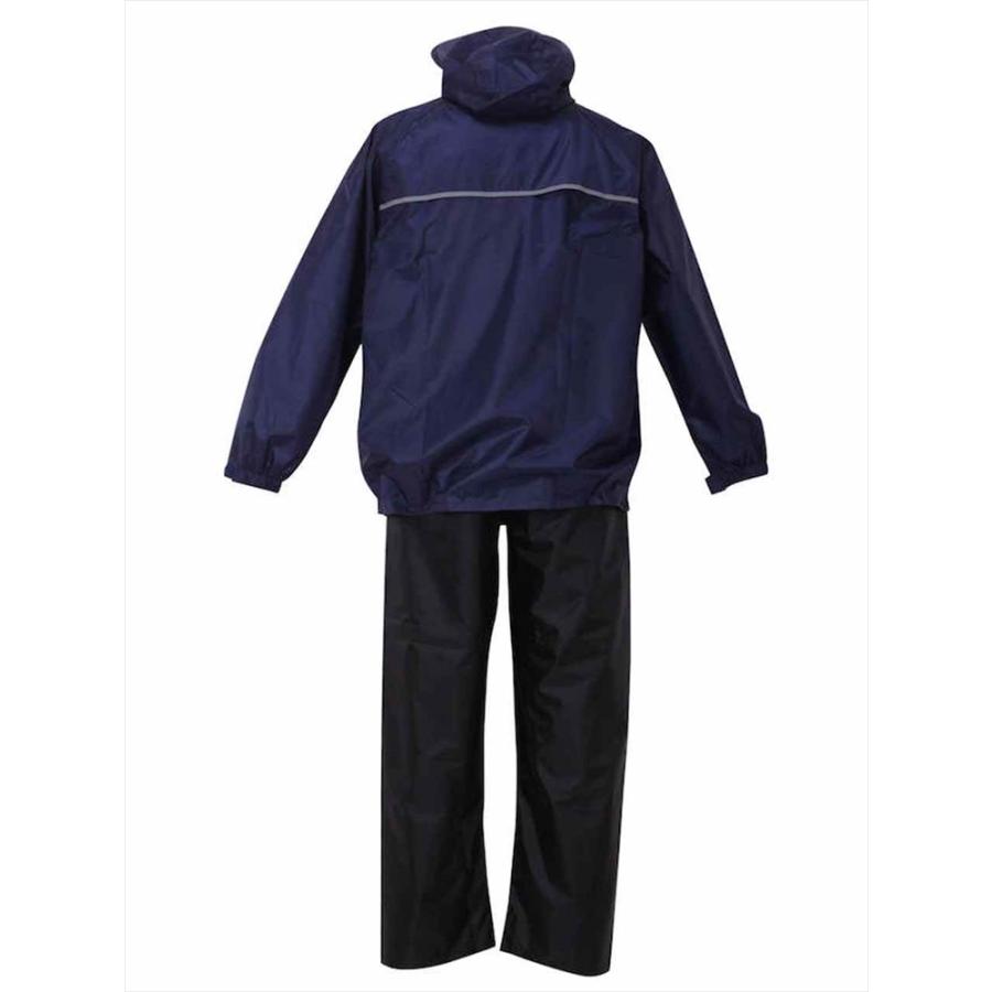 レインウェア 上下 大きいサイズ メンズ 透湿防水 合羽 フード 収納