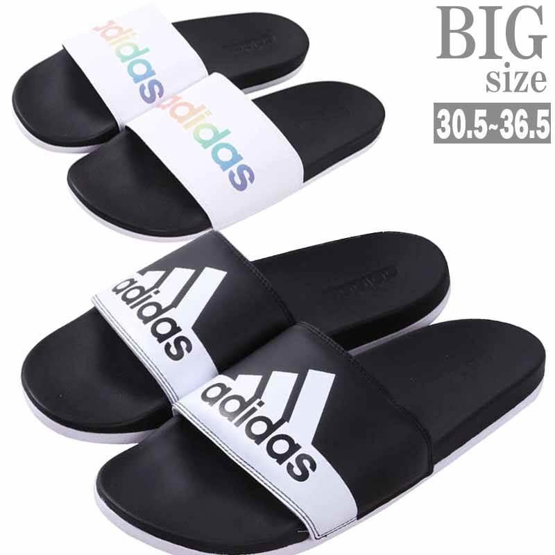adidas サンダル 大きいサイズ メンズ スリッパ H02488 ADILETTE COMFORT U SLIDES キングサイズ ビッグ ...