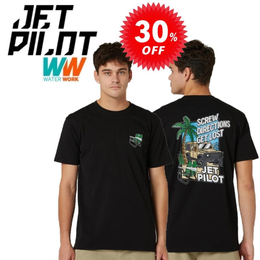 ジェットパイロット JETPILOT Tシャツ メンズ セール 30%オフ 送料無料 ゲット ロスト S23607 ブラック 2XL : サー ...