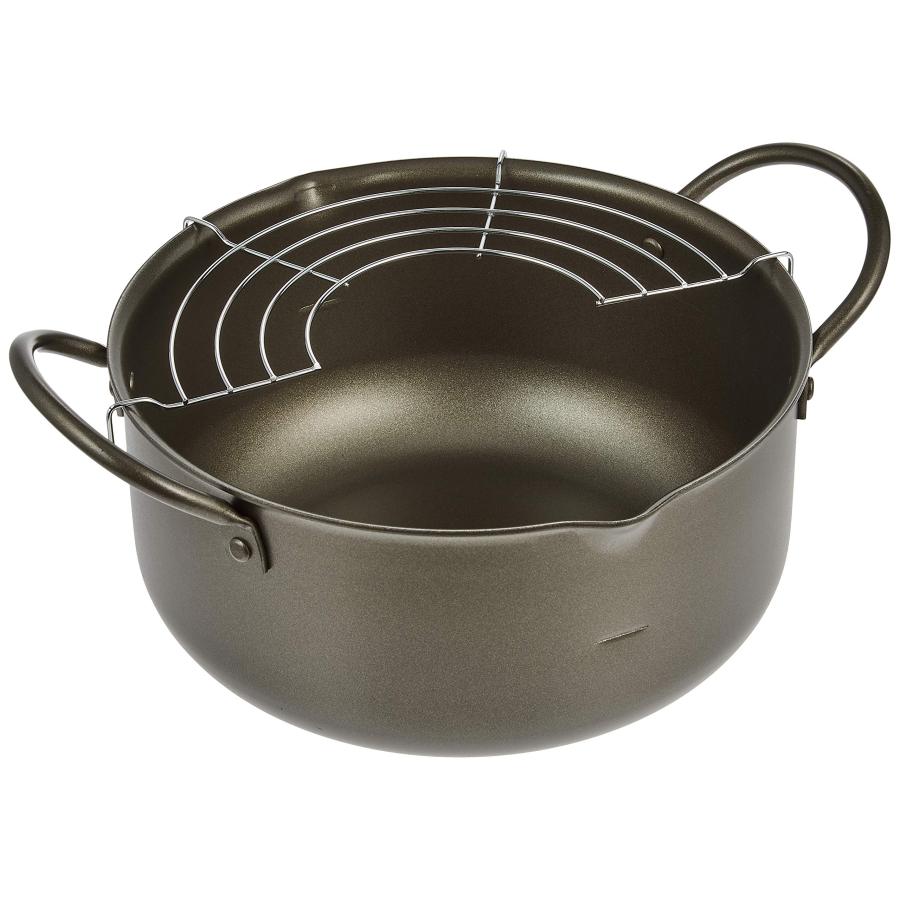 エポラス あねしす 特厚深型天ぷら鍋 22cm アミ付 IYE-6513 : 佐嘉屋 - 通販 - Yahoo!ショッピング
