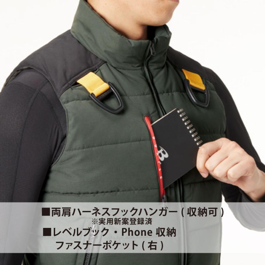 【3XL】バートル BURTLE 防寒ベスト 5044 作業着 作業服 サーモクラフト対応 新作 フルハーネス完全対応 ハイブリッドアウター : burtle-5044-3xl : 作業着 ...