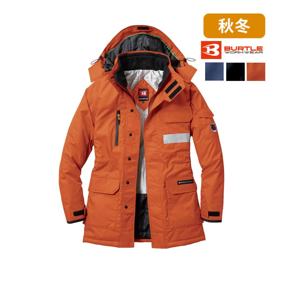 【4L】7211 防寒コート BURTLE バートル 作業着 大型フード付き 男女兼用 軽量 防風 : burtle-7211-4l : 作業着netBR - 通販 - Yahoo!ショッピング
