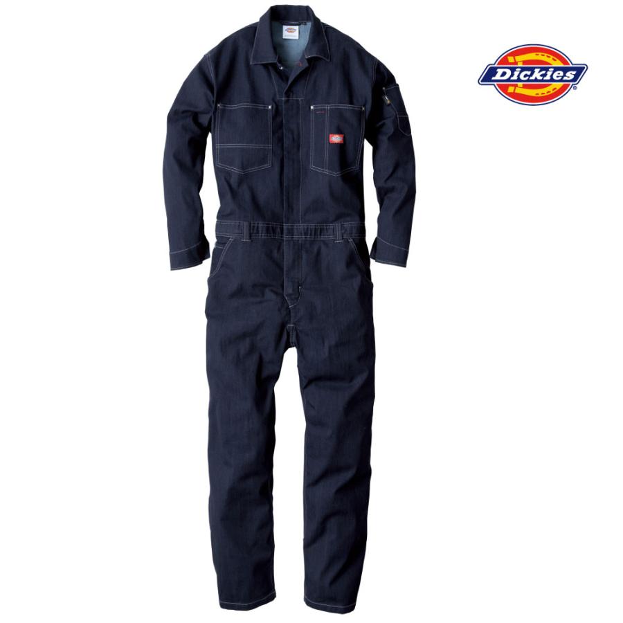 デニムツナギ D-756 CORDURA ストレッチ Dickies ディッキーズ : 作業着netBR - 通販 - Yahoo!ショッピング