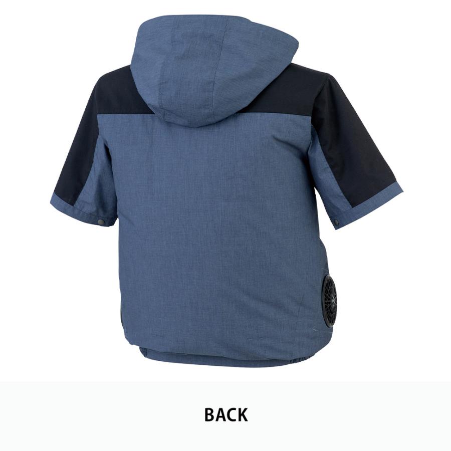 空調服 半袖ブルゾン(フード付き) xe98026 XEBEC ジーベック : 作業着netBR - 通販 - Yahoo!ショッピング