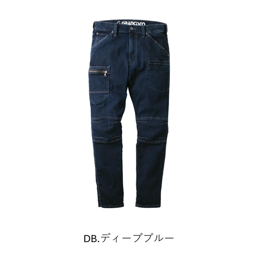 GC-A712 デニムカーゴ GRANCISCO グランシスコ タカヤ商事 作業服 オールシーズン ストレッチデニム : 作業着本舗 ヤフー店 - 通販 - Yahoo!ショッピング
