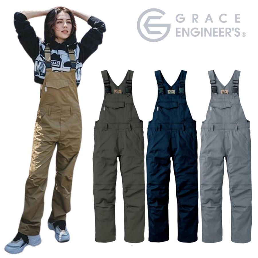 GE-157 サロペット エスケープロダクト GRACE ENGINEER'S つなぎ服 キッズ ヒッコリー グレースエンジニア SKPRODUCT : 作業着本舗 ヤフー店 - 通販 ...