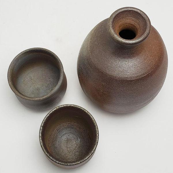 備前焼 半酒器(桟切) | おしゃれ 日本製 工芸品 山口県 和食器 備前焼 半酒器(桟切) | おしゃれ 日本製 工芸品 山口県 和食器