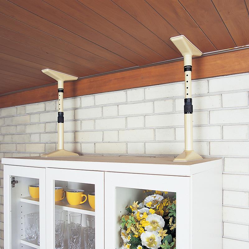 家具転倒防止器具 マグニチュード7 ML-110 アイボリー （2本1組） : 7923 : 防災のサイボウ Yahoo!店 - 通販 - Yahoo!ショッピング