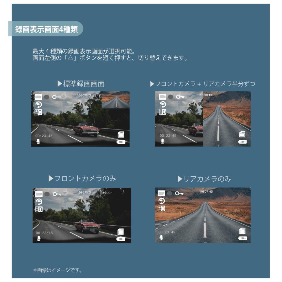 【公式】 M-WORKS ドライブレコーダー 前後カメラ FHD 200万画素 SONYセンサー 高画質 HDR サイクル録画 衝撃感知 Gセンサー 簡単取付 : SaiEL Direct ...