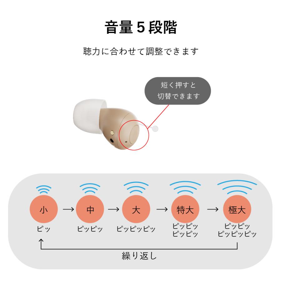 【公式】 サイエル 補聴器 ハッキリさん プロ 両耳 片耳 充電式 自動ON/OFF 音量調整 雑音抑制機能 軽量 小型 ベージュ 難聴 お年寄り 高齢者 敬老の日 : SaiEL ...