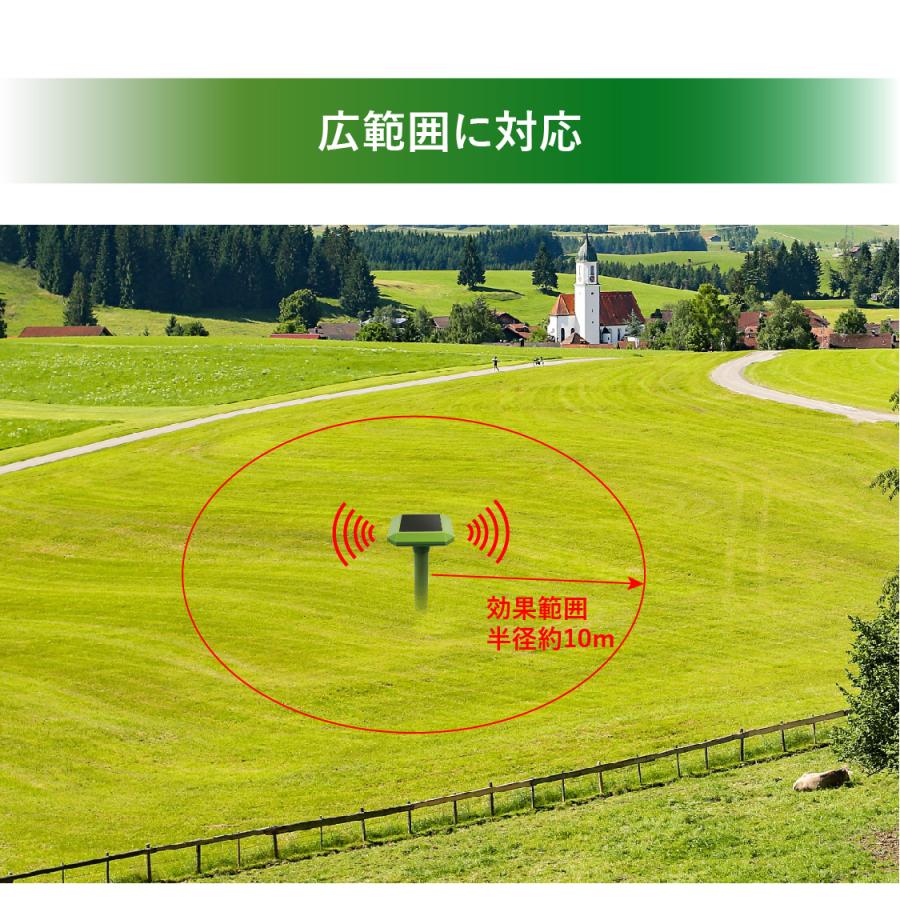 【2個セット 本体未使用 箱汚れあり】 SaiEL モグラ除け ソーラー充電式 撃退器 音波振動 超音波 音波 農地 畑 庭 家庭菜園 ガーデニング 簡単設置 : SaiEL Direct ...