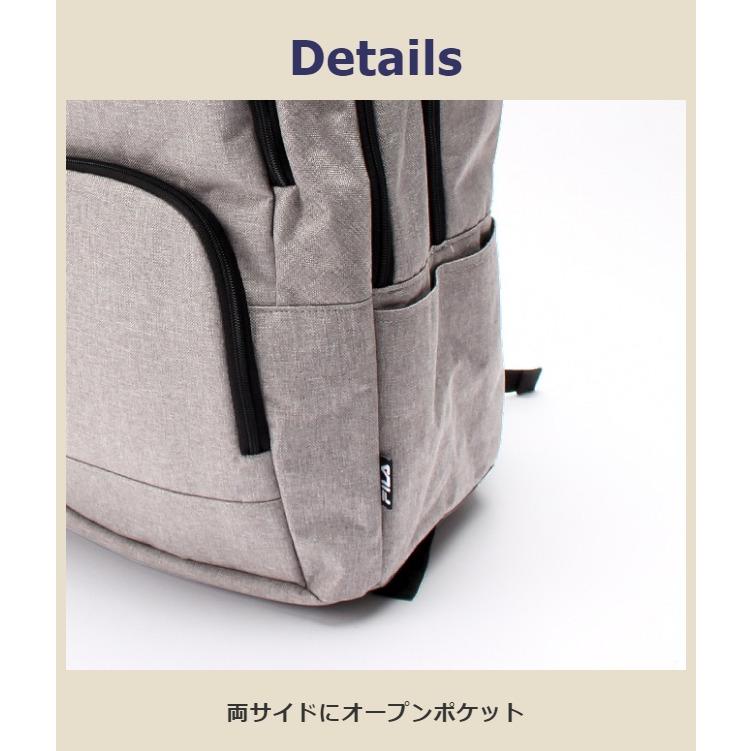 FILA リュック 通学 高校生 女子 男子 7556 フィラ 刺繍ロゴ デイパック 26L 2ルーム 人気 ブランド リュックサック おしゃれ 部活 修学旅行 学生 かわいい : サイフと ...