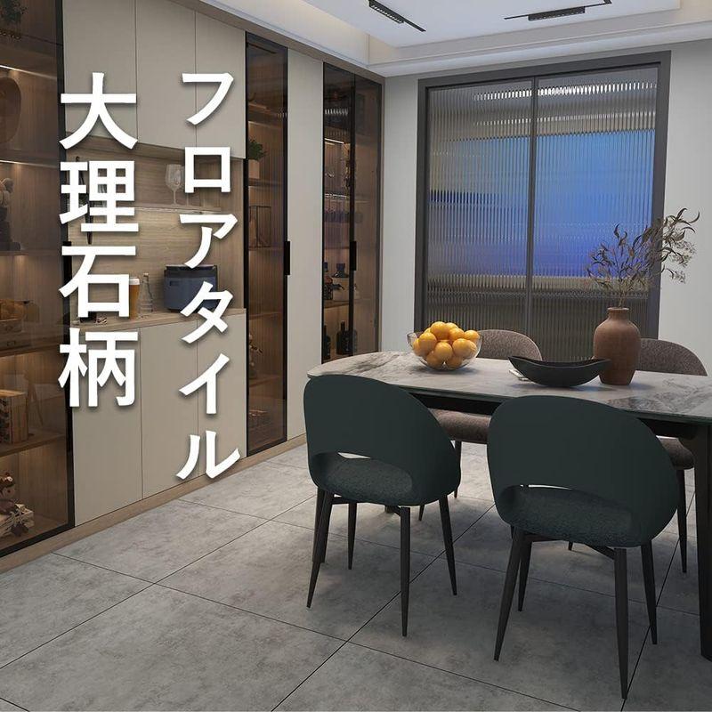 Syougen フロアタイル 大理石 接着剤不要 フローリングタイル 貼るだけ 置くだけ シール 大理石フロアタイル 粘着シート フロア 初 : 20231202134333-00966 ...