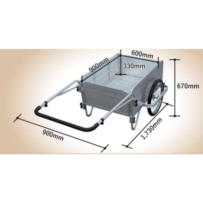 収穫台車・キャリー アルミ組立式リヤカー リヤカー アルミス AKR-80 : 20231202134333-02306 : saikouインテリア・家電ストア - 通販 - Yahoo!ショッピング