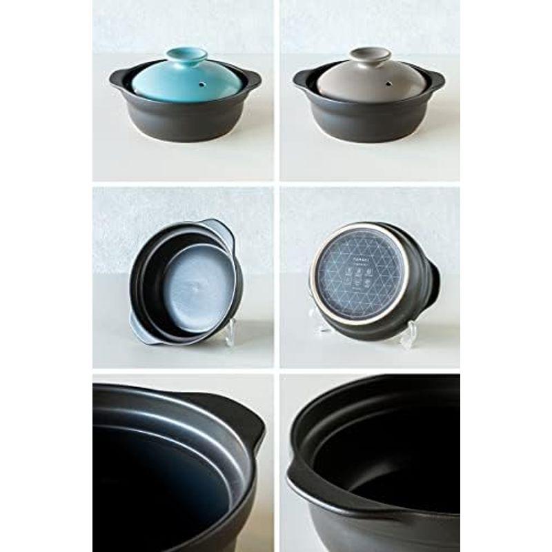 TAMAKI サーマテック一人用 IH対応 超軽量土鍋 6.5号 23cm 800ml モカ T-942383 : 20240128070848-01329 : saikouインテリア・家電 ...