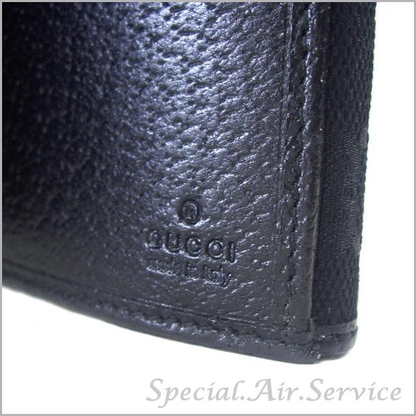 GUCCI グッチ Wホック長財布 GGキャンバス ブラック 112715 GUCCI グッチ Wホック長財布 GGキャンバス ブラック 112715