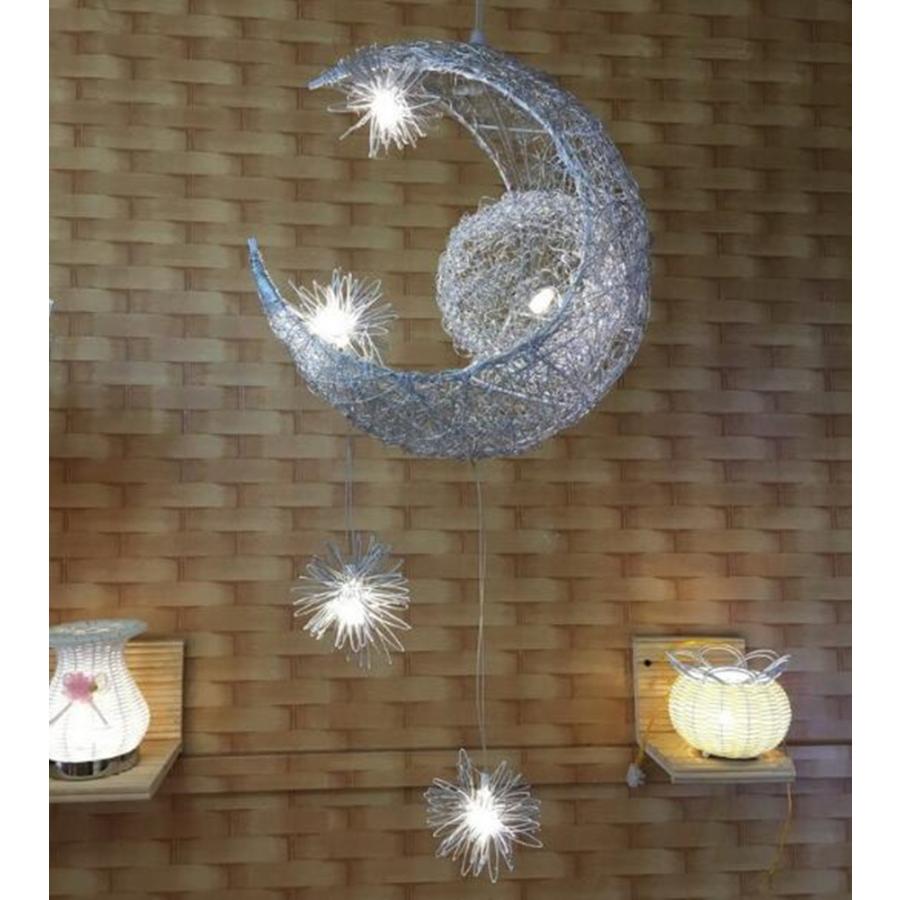 照明器具 ペンダントライト 月 星 ペンダントランプ 5灯月 照明器具 ペンダントライト 月 星 ペンダントランプ 5灯月