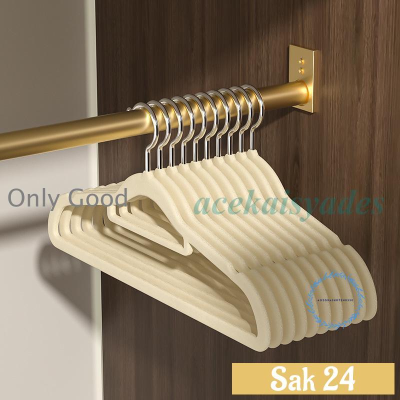 ハンガー すべらない 50本セット 滑らない 40cm 跡がつかない 洗濯 収納 おしゃれ 型崩れ防止 衣類 ズボン 乾湿両用 PVCコーティング 物干しハンガー : SHOP SaK24 ...