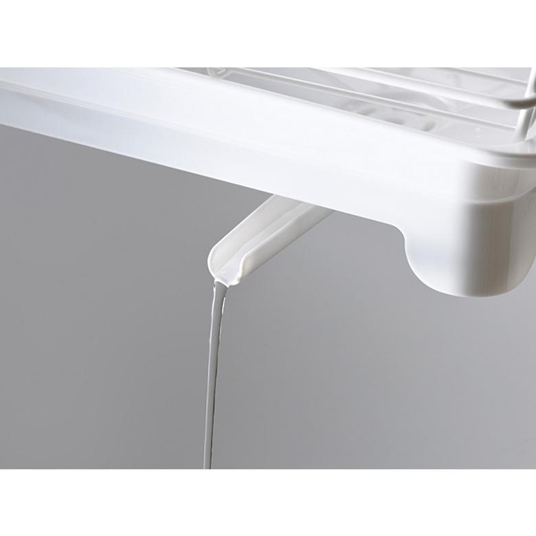 Flowto フロウト ミニ水切りバスケット RG-0433 水切りラック 水切りかご 一人暮らし シンプル 白 ホワイト 食器 プレゼント おすすめ : 堺の刃物屋さんこかじ - 通販 ...