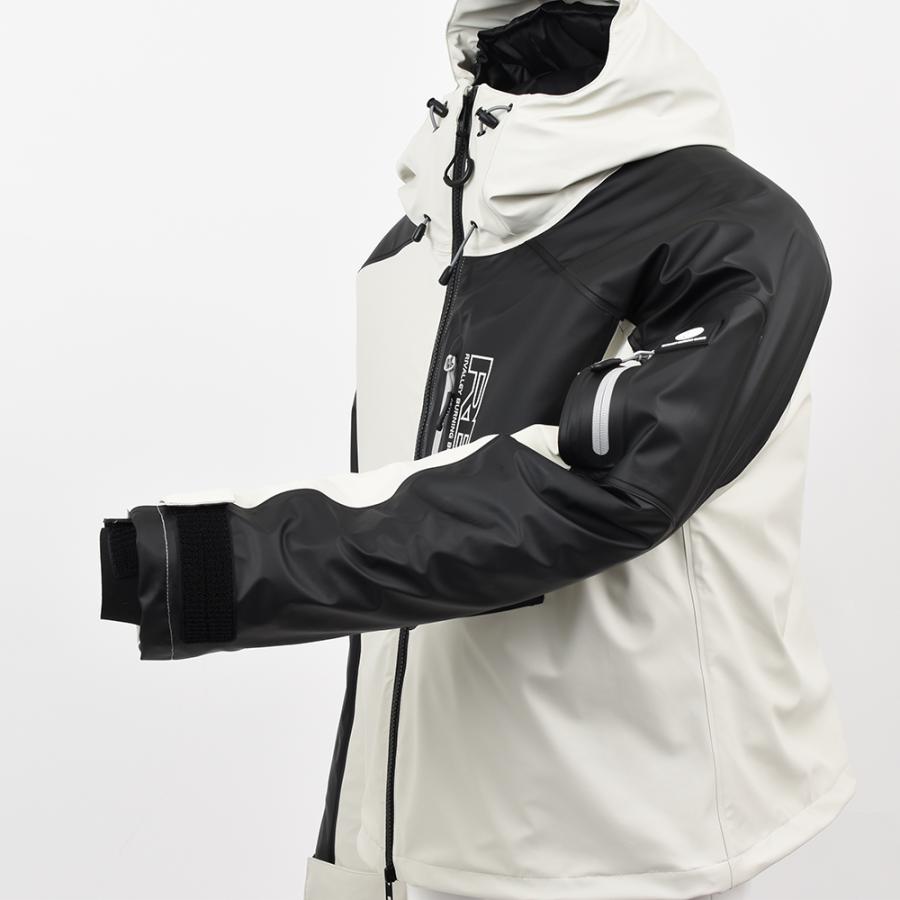 在有即配宅配便 双進リバレイ 7687 RBB フィッシャーマンWDジャケット ホワイト M 完全防水防寒ポリウレタンPUジャケット : 4515609159845 : サカイツリグテン ...