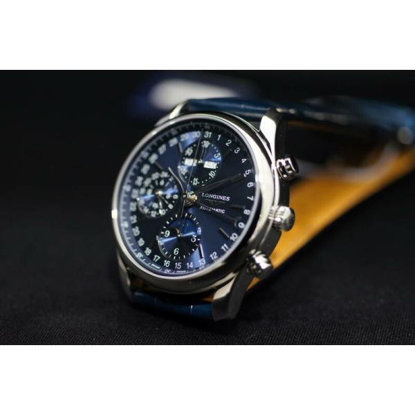 マスターコレクション Longines ロンジン マスターコレクション自動巻き ムーンフェイズ・トリプルカレンダーの複雑機構 40ミリケース ...