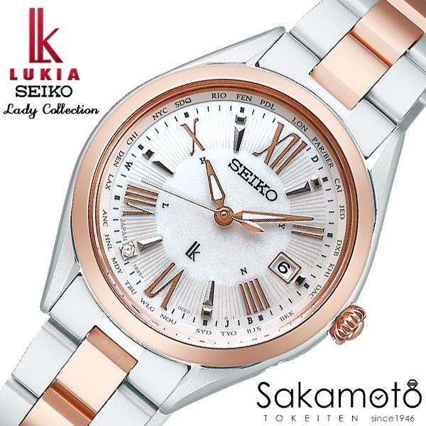 LUKIA SEIKO セイコー LUKIA ルキア Essential Collection 腕時計 ウォッチ ソーラー電波 女性 婦人 レディース SSQV104 : 金澤時計職人の店 ...