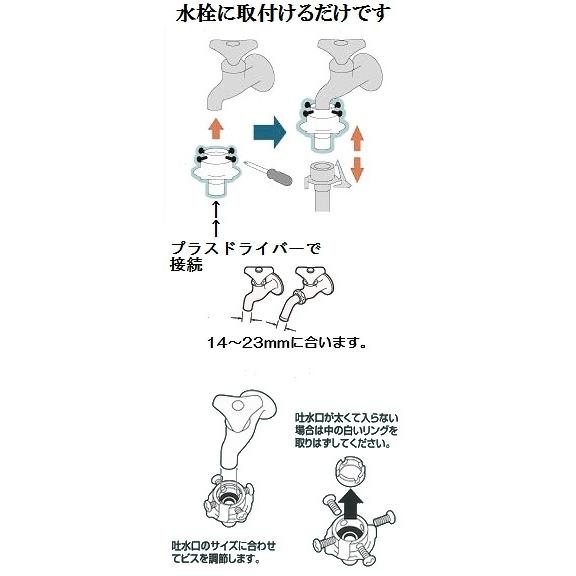 サンエイ化学 三栄PT17-1F給水ホース接続用元口 : 佐勘金物店ヤフー店 - 通販 - Yahoo!ショッピング