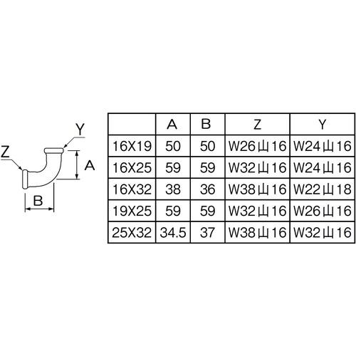 SANEI 洗浄管連結異径エルボ （品番:H80-4-16X25）（注番1448177） : 佐勘金物店ヤフー店 - 通販 - Yahoo!ショッピング