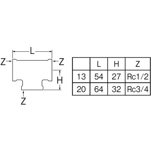 SANEI 砲金チーズ （品番:JT77-13）（注番1669754） : sana4973987797248 : 佐勘金物店ヤフー店 - 通販 - Yahoo!ショッピング