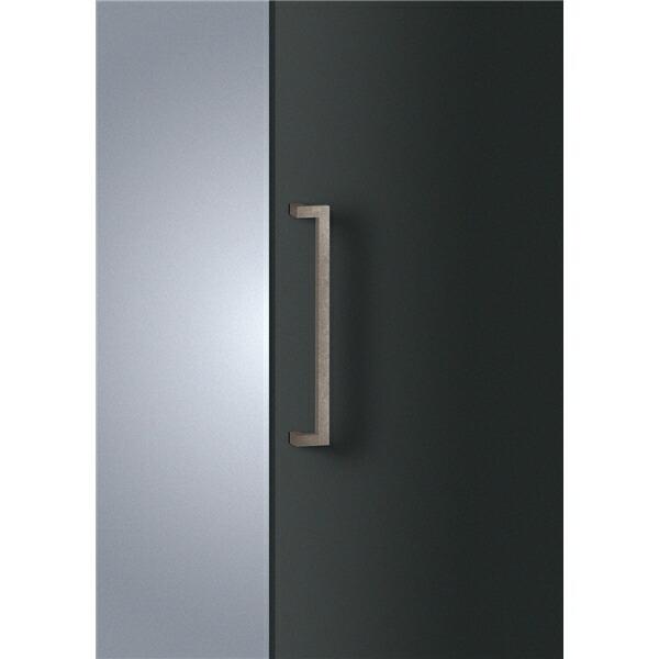 ユニオン(DIY) ユニオンドアハンドル 押し棒タイプ 品番：T1550-25-176-L500 (直送品、扉厚：39~48mm,ご指示下さい ...