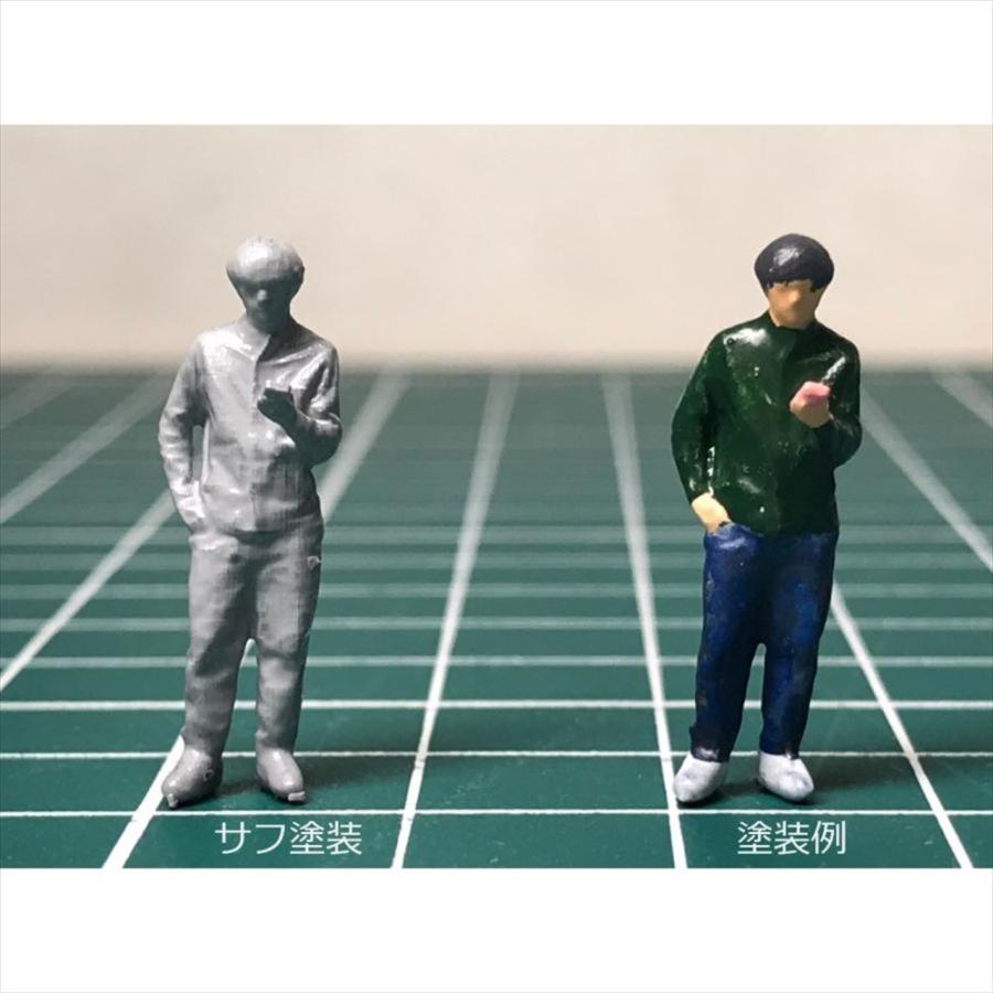 スマホを使う人 未塗装2種類入り ：すずめ模型 未塗装キット HO(1/80) HO-S259 : 1343szmhods : さかつうヤフー店 - 通販 - Yahoo!ショッピング