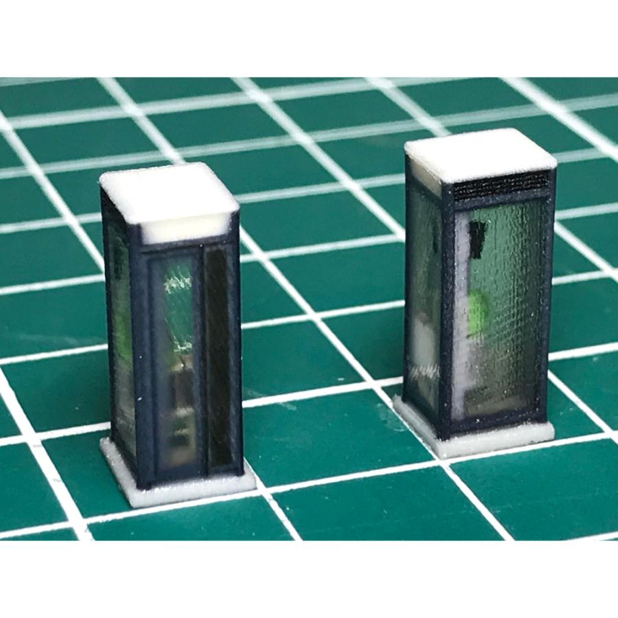 フルカラー 電話ボックスC 2個入り ：すずめ模型 彩色済み完成品 N(1/150) SZM-N-FPB-C : さかつうヤフー店 - 通販 - Yahoo!ショッピング