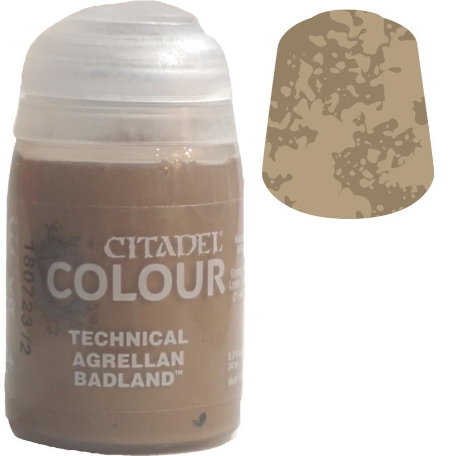 シタデル・テクニカル Agrellan Badland 24ml（アグレラン・バッドランド） ：ゲームズワークショップ つや消し塗料 27 ...