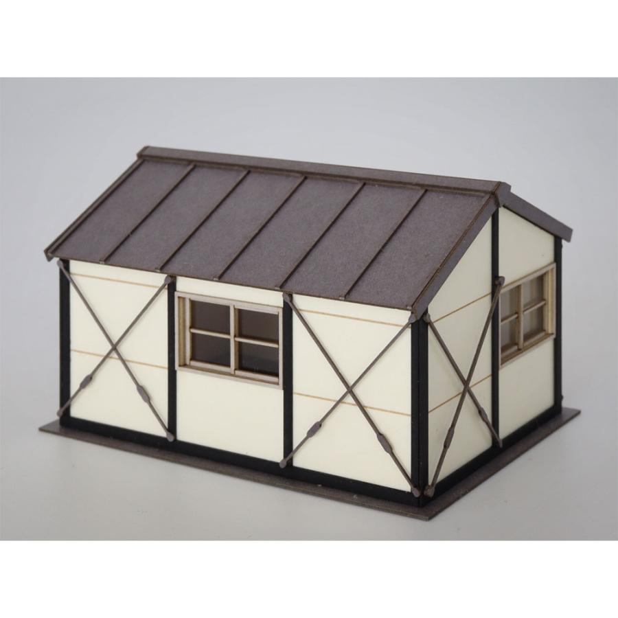 プレハブ小屋A ：梅桜堂 HO(1/83) 着色済みキット ST-019-83C : 1601st01983c : さかつうヤフー店 - 通販 - Yahoo!ショッピング