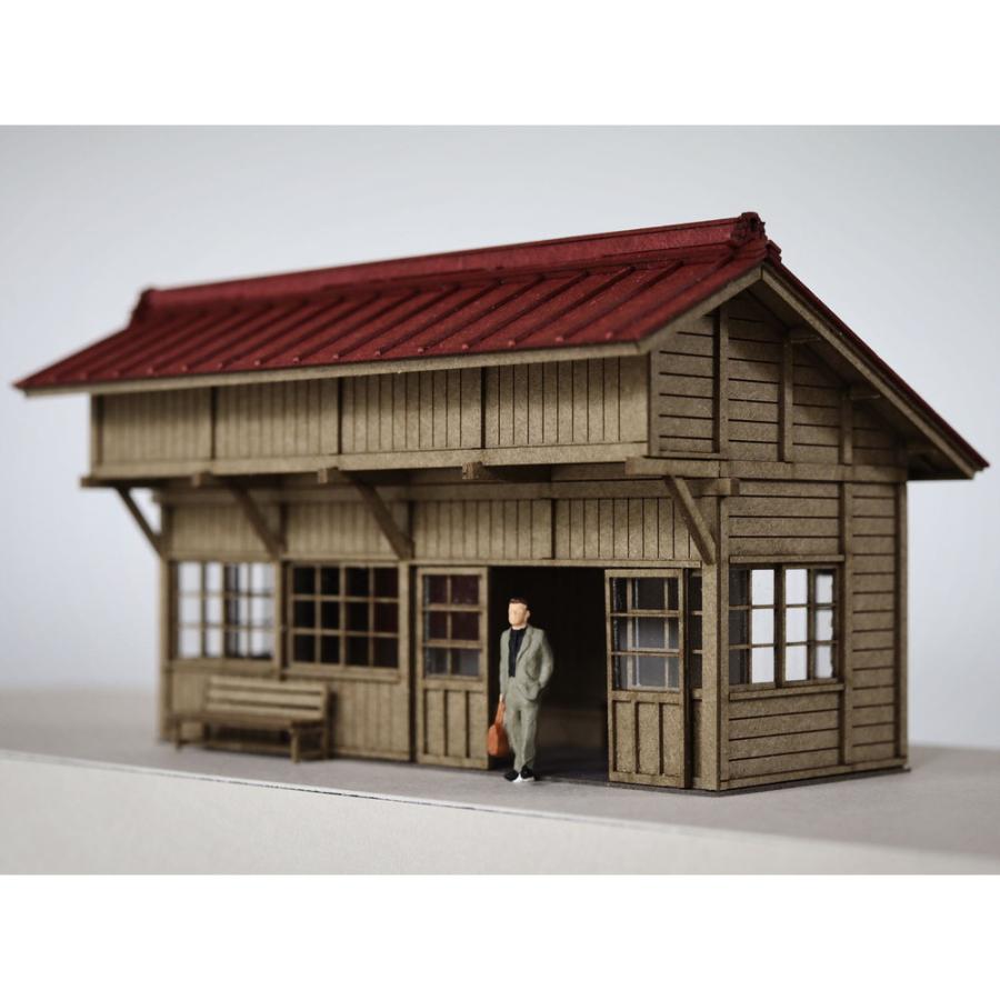 無人駅A ：梅桜堂 HO(1/80) 着色済みキット ST-029-80C : さかつうヤフー店 - 通販 - Yahoo!ショッピング
