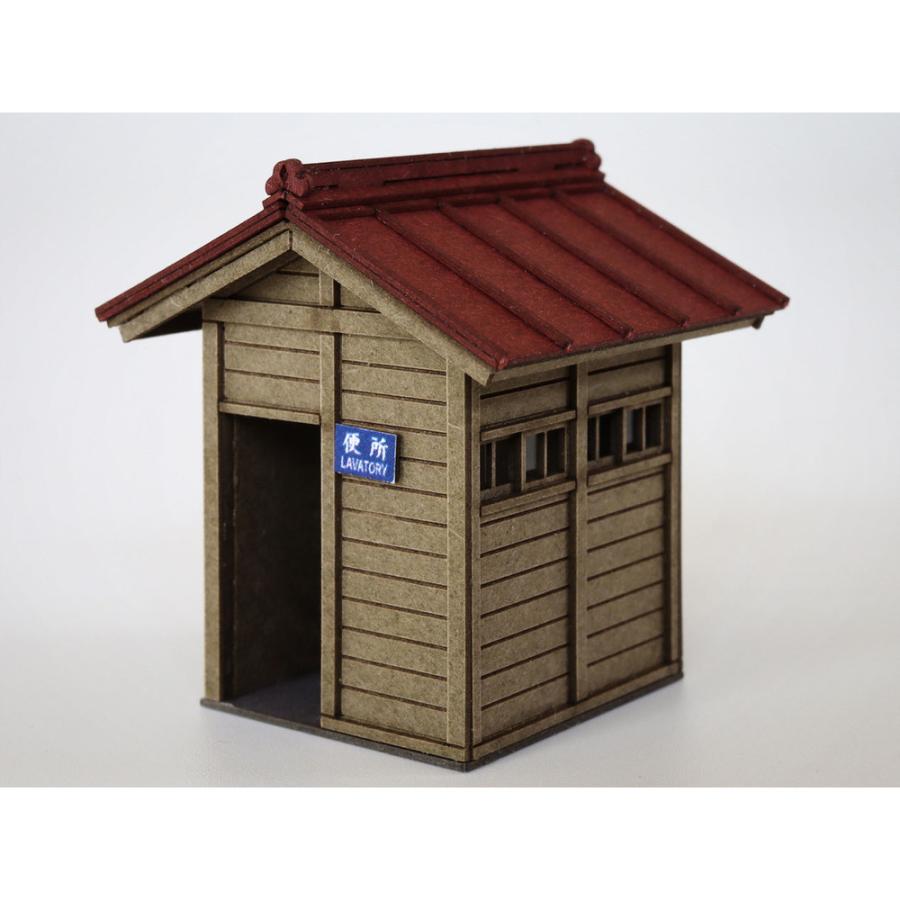 便所小屋B ：梅桜堂 HO(1/83) 着色済みキット ST-030-83C : さかつうヤフー店 - 通販 - Yahoo!ショッピング