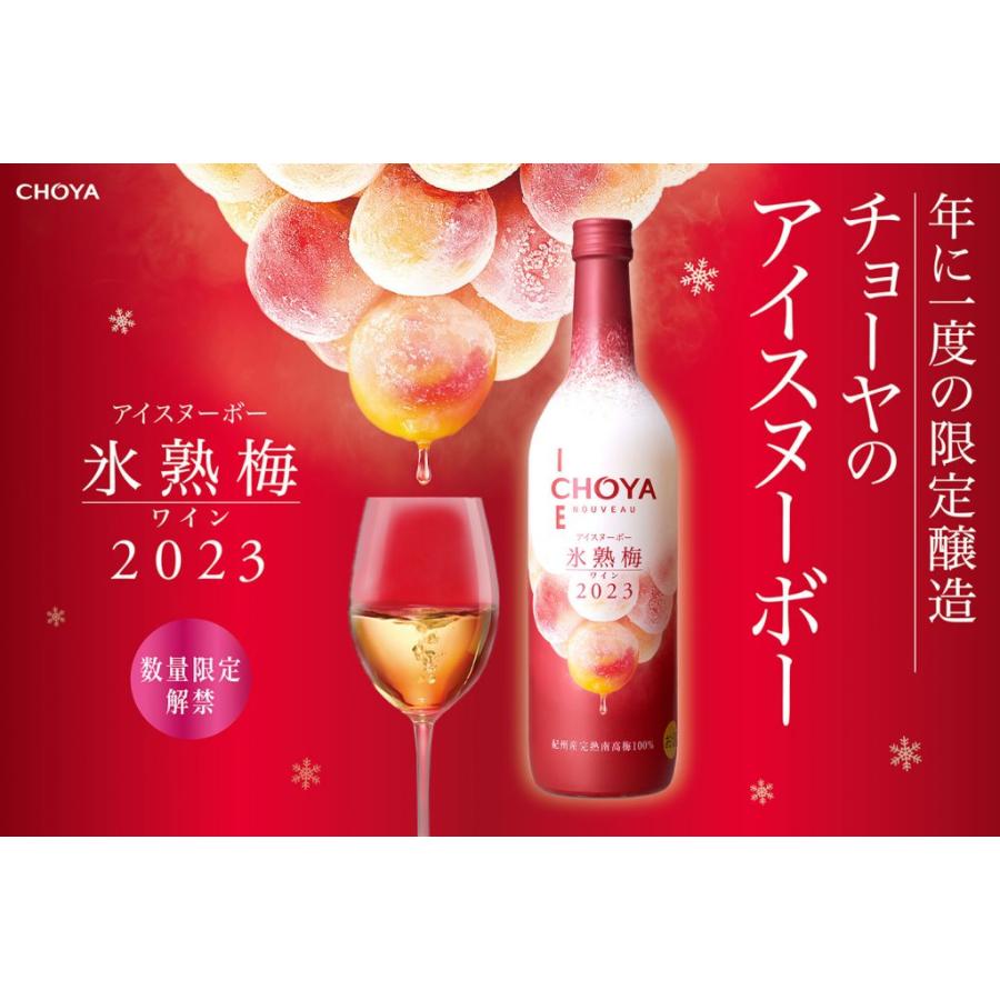 【数量限定】 チョーヤ アイスヌーボー(CHOYA ICE NOUVEAU) 氷熟梅ワイン 2023 720ml : wa121 : 酒HUNTER - 通販 - Yahoo!ショッピング