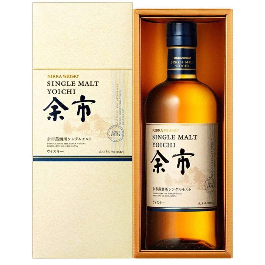 ニッカウヰスキー シングルモルト 余市 700ml 45% ギフトボックス付き ニッカウイスキー : 小山酒店 - 通販 - Yahoo!ショッピング