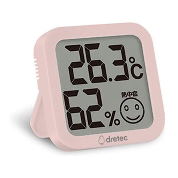 ドリテック DRETEC O-421PK ピンク デジタル温湿度計 : 総合通販PREMOA Yahoo!店 - 通販 - Yahoo!ショッピング