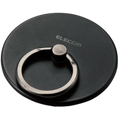 ELECOM スマホリング エレコム P-STRMKMSLBK マグネット リング着脱可能 MagSafe対応iPhone 薄型 スマホスタンド機能付 ブラック : 総合通販PREMOA ...