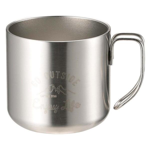 CAPTAIN STAG モンテ ダブルステンレスマグカップ350(シルバー) UE-3428 : 総合通販PREMOA Yahoo!店 - 通販 - Yahoo!ショッピング