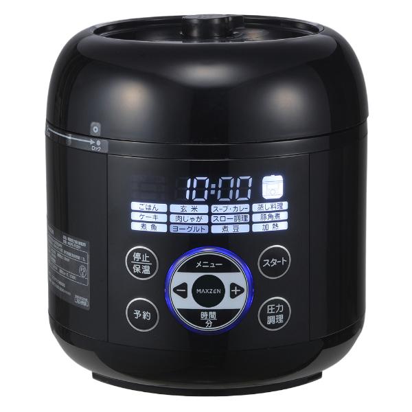 MAXZEN MEPC-TX301-BK ブラック 電気圧力鍋 (2L) : 総合通販PREMOA Yahoo!店 - 通販 - Yahoo!ショッピング